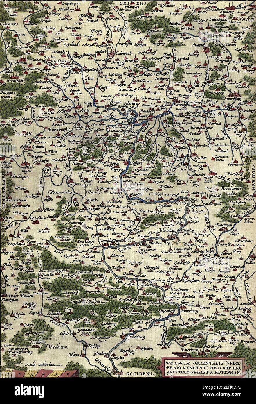 Illustration of the ancient map of France Stock Photo - Alamy