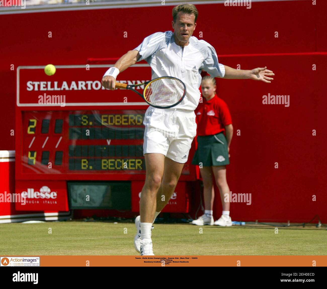 Sport tennis action stefan edberg tennis hi-res stock photography and ...