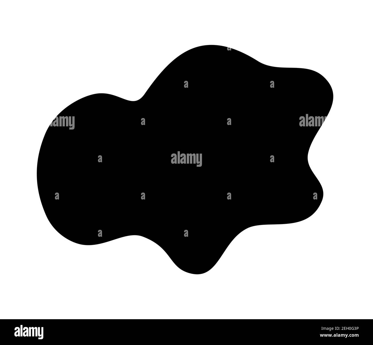 Abstract blotch vector shape isolated on white background Stock Vector ...