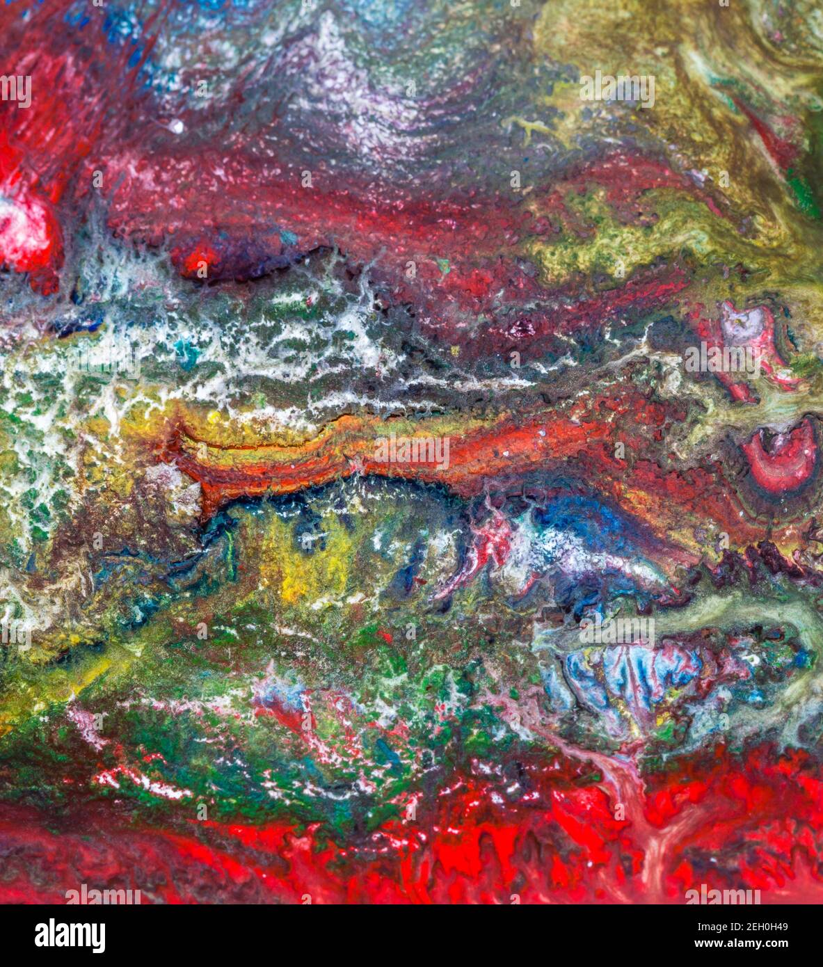 Abstract colorful background with paint splash textures and marble ...