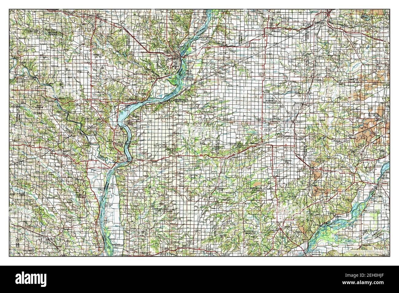 1990 map Cut Out Stock Images & Pictures - Alamy