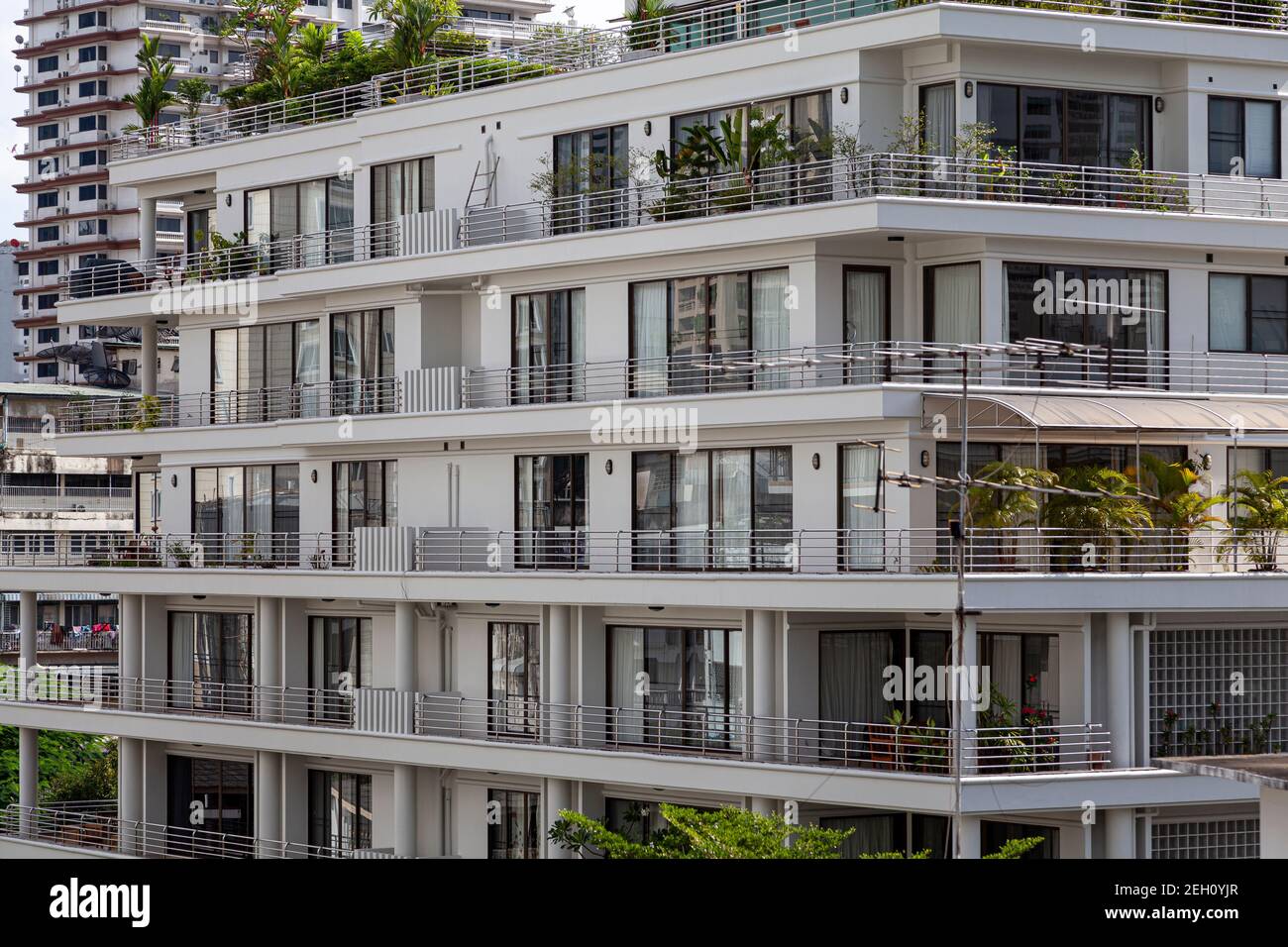 Close up high rise apartments in hi-res stock photography and images ...