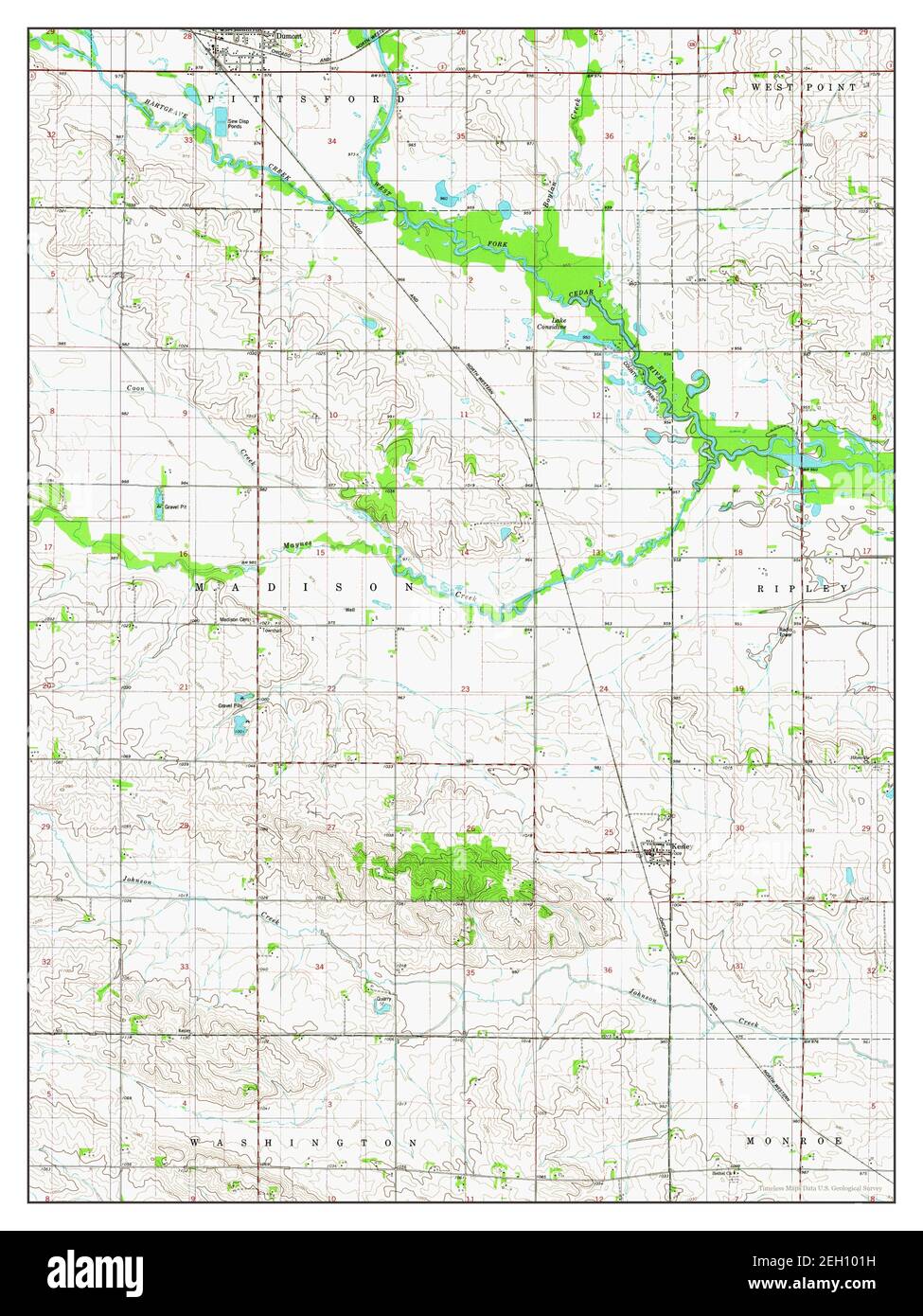 Dumont South, Iowa, map 1979, 1:24000, United States of America by ...