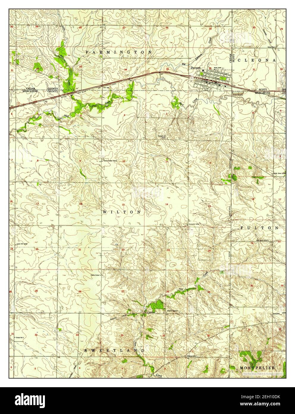Map Of Durant High Resolution Stock Photography and Images - Alamy