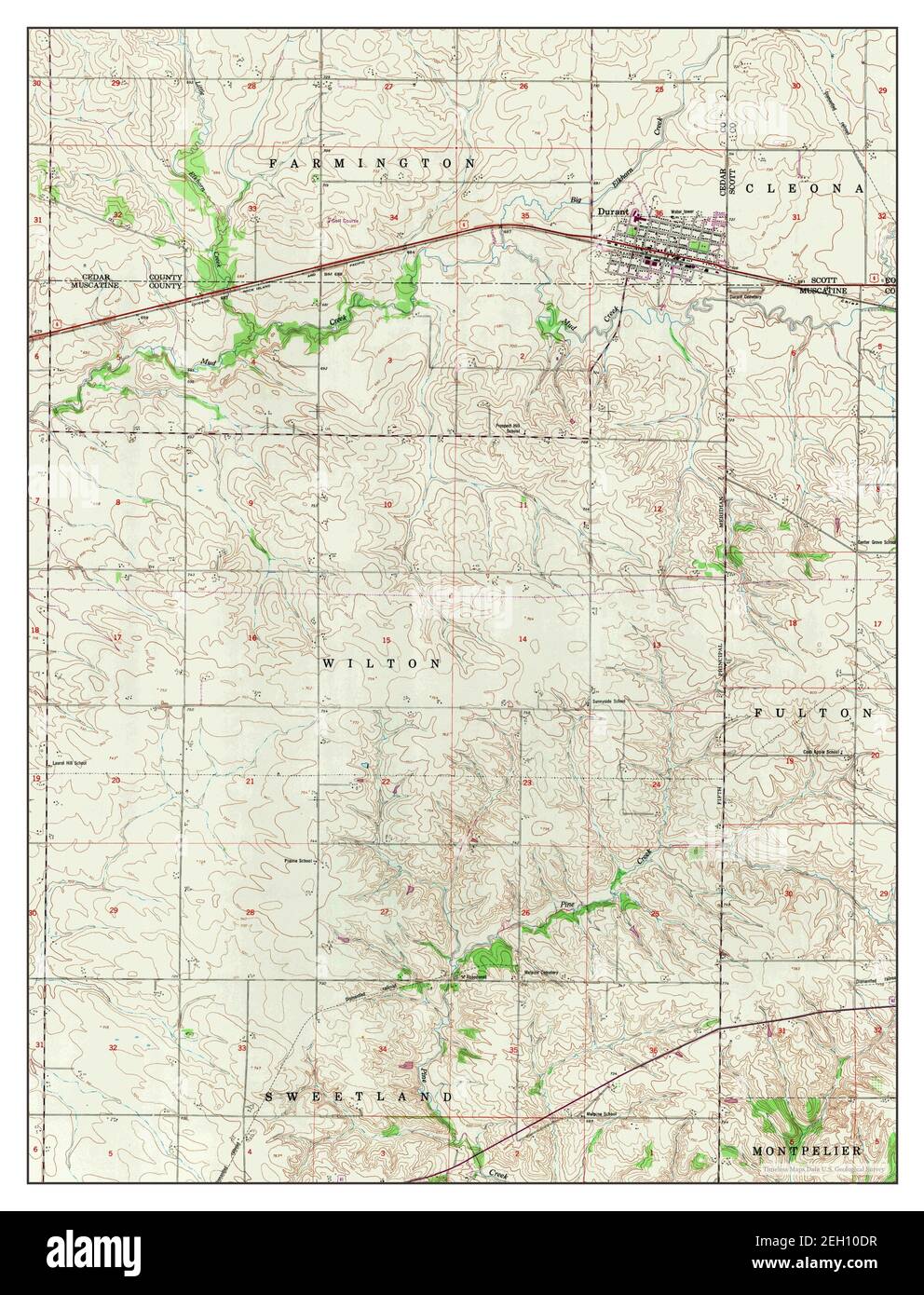 Map Of Durant High Resolution Stock Photography and Images - Alamy