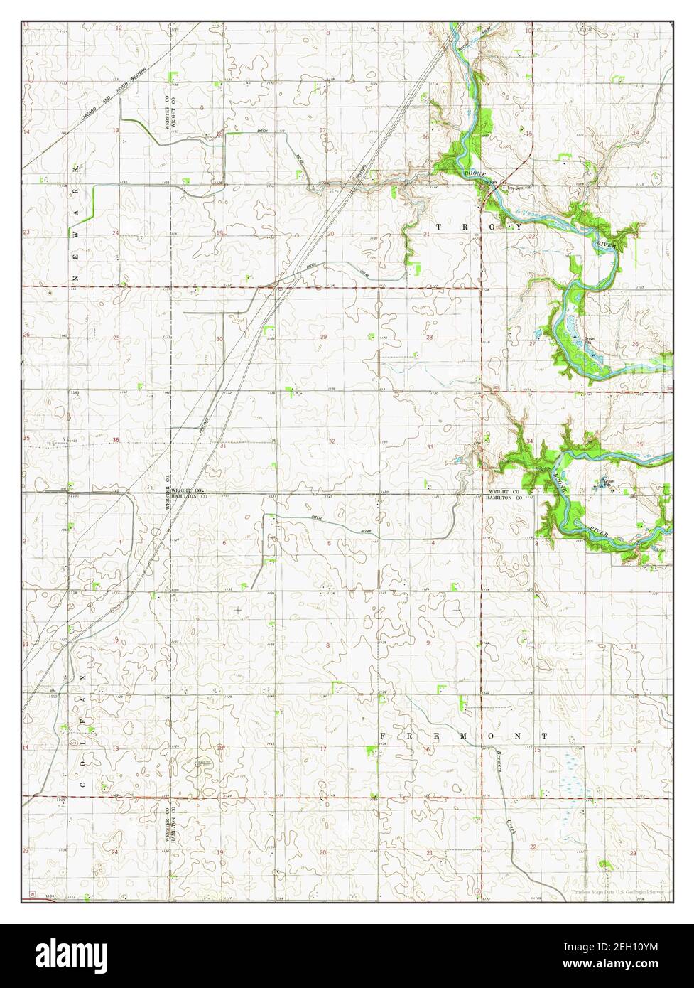 Eagle Grove SW, Iowa, map 1978, 1:24000, United States of America by ...