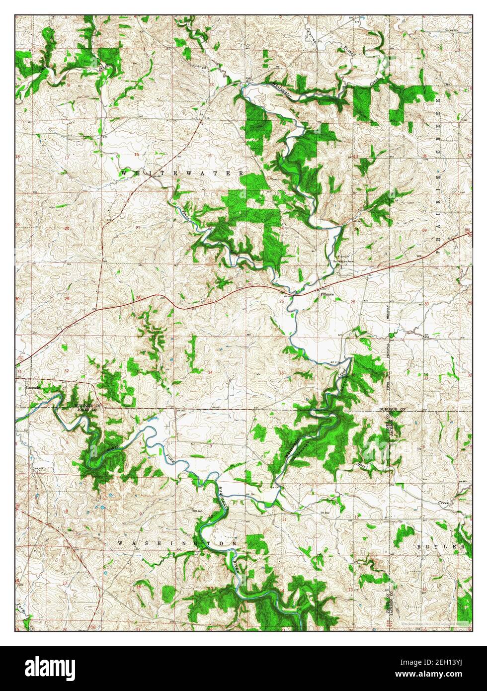 Fillmore, Iowa, map 1966, 1:24000, United States of America by Timeless ...