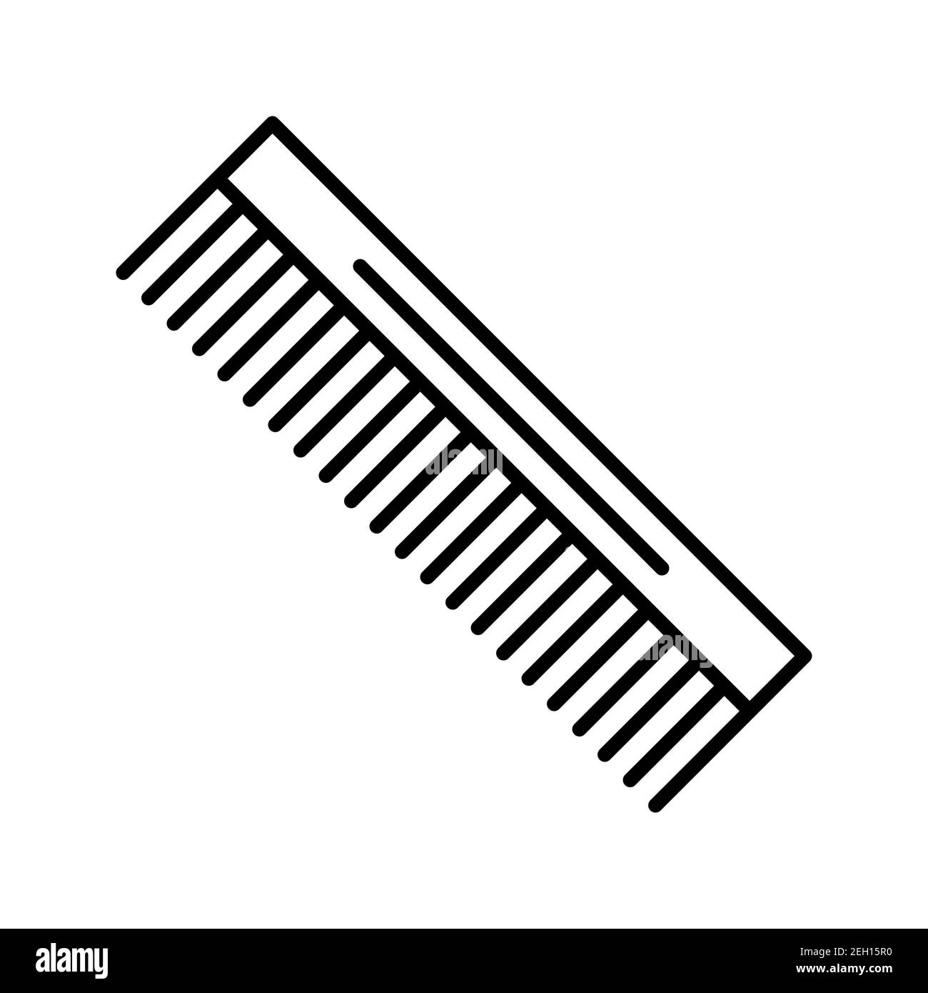 Hair comb illustration Black and White Stock Photos & Images - Alamy