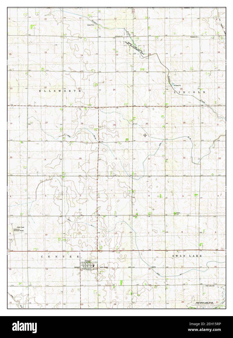 Map of gruver hi-res stock photography and images - Alamy