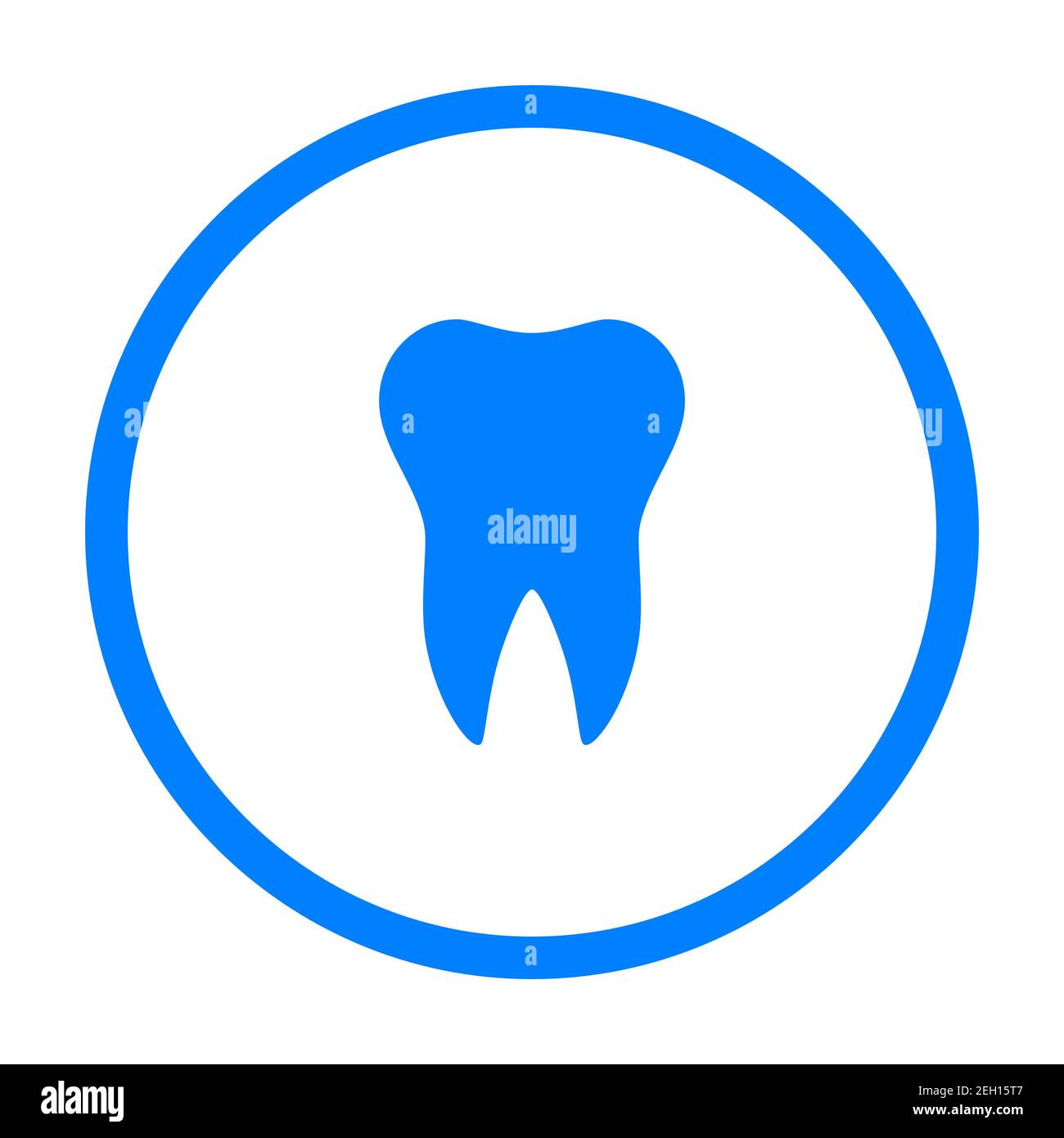 Tooth and circle Stock Photo - Alamy