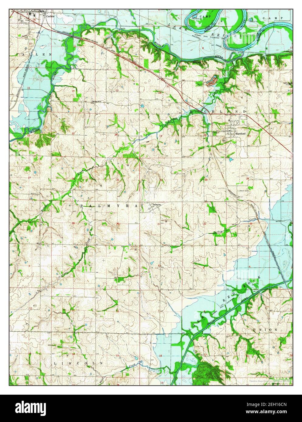 Old map of hartford Cut Out Stock Images & Pictures - Alamy