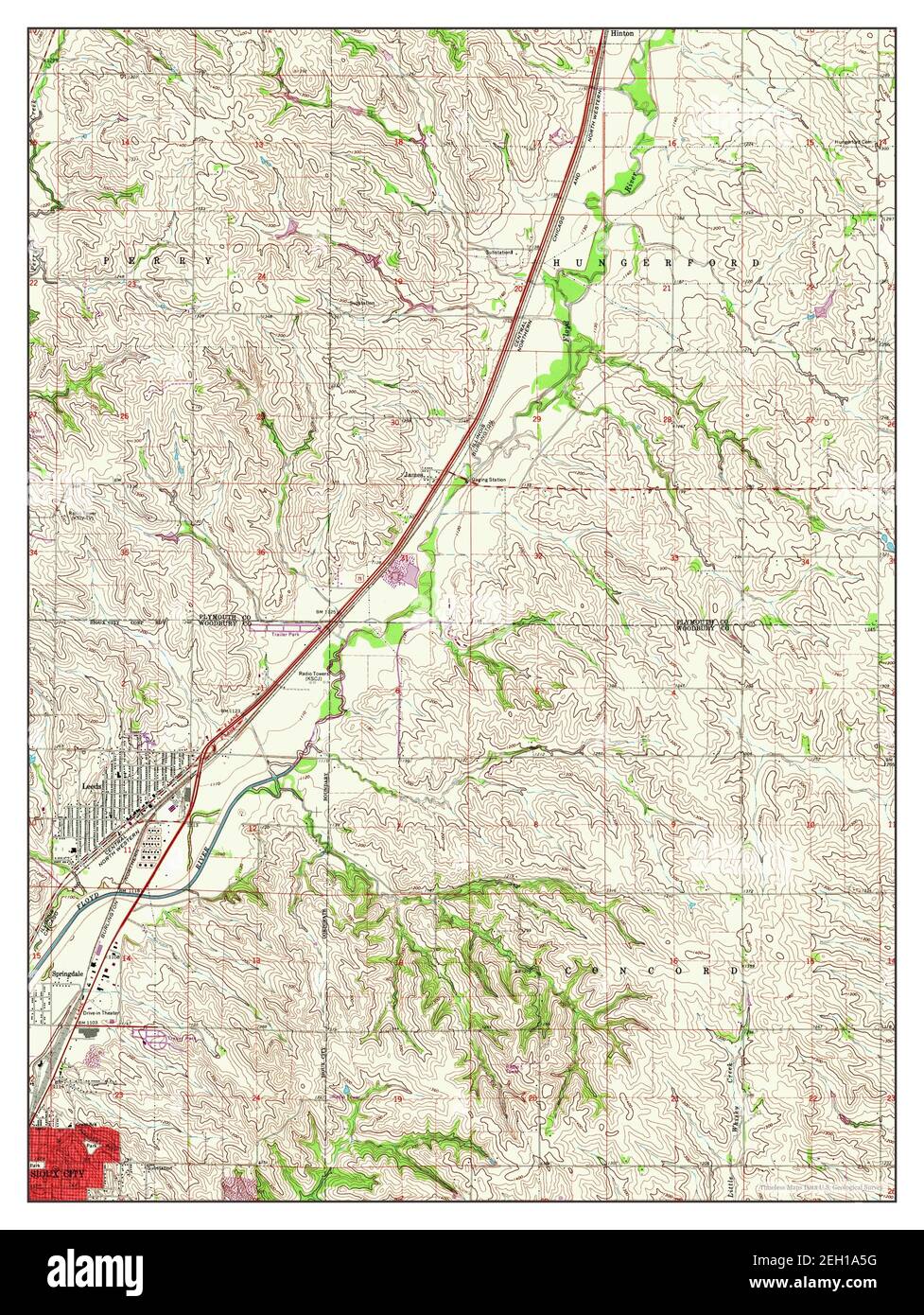 James, Iowa, map 1964, 1:24000, United States of America by Timeless ...