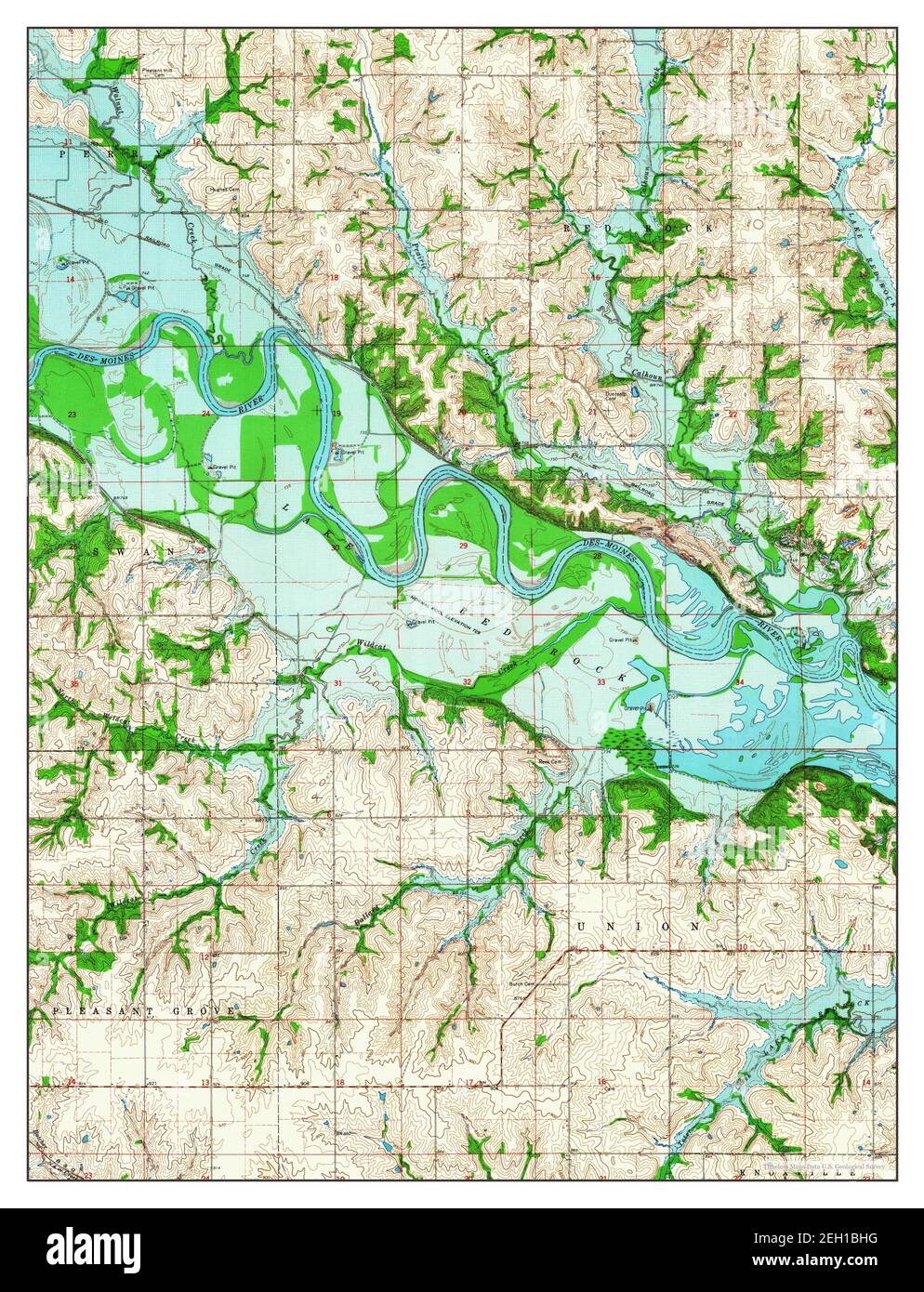 Knoxville NW, Iowa, map 1965, 1:24000, United States of America by ...