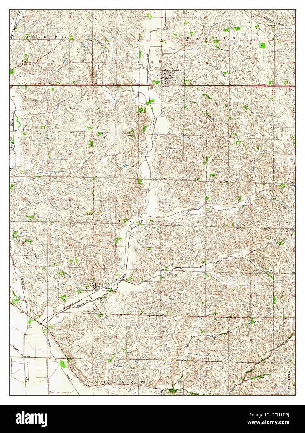 Lawton map Cut Out Stock Images & Pictures - Alamy