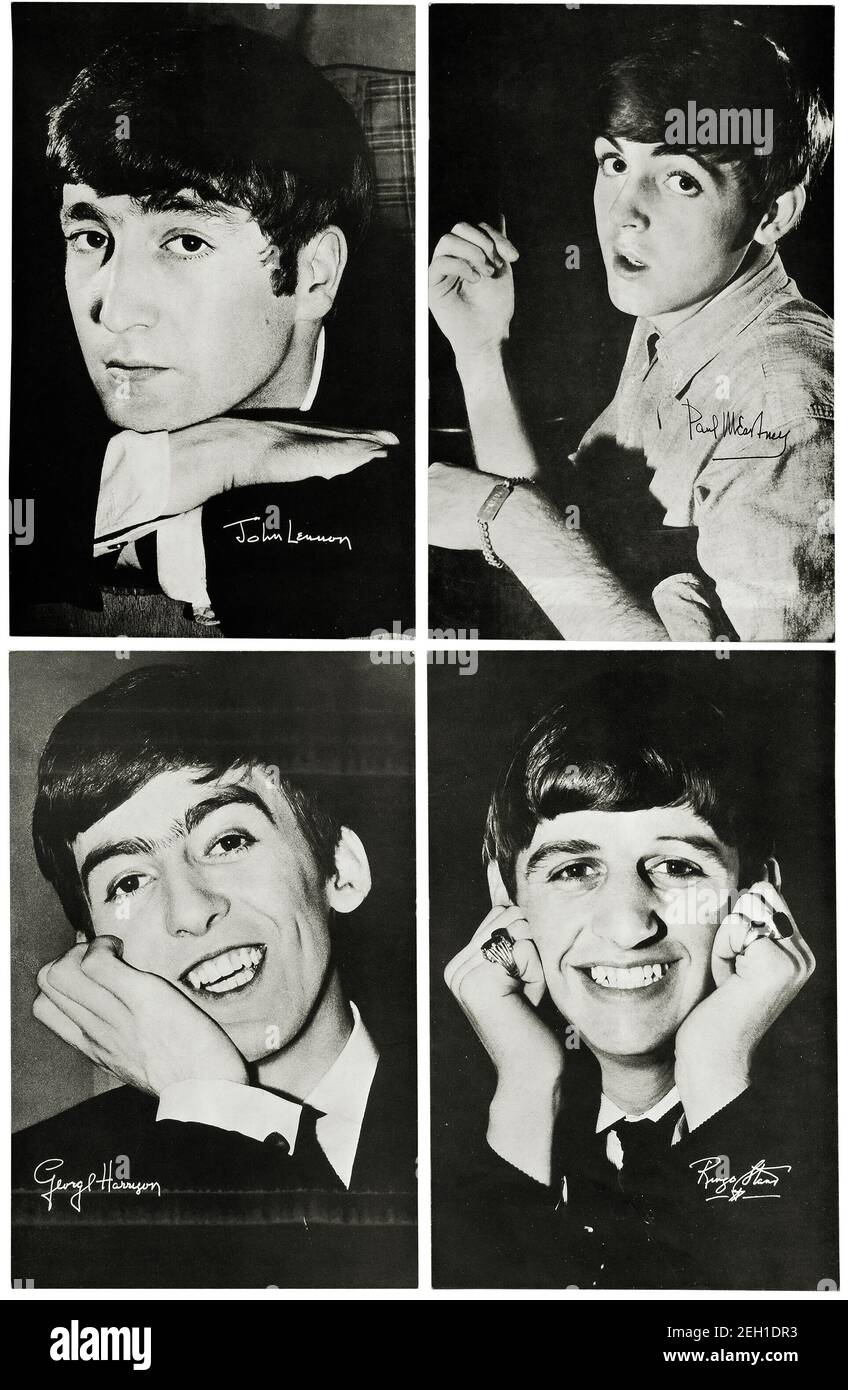 Beatles John Paul George Ringo High Resolution Stock Photography and ...