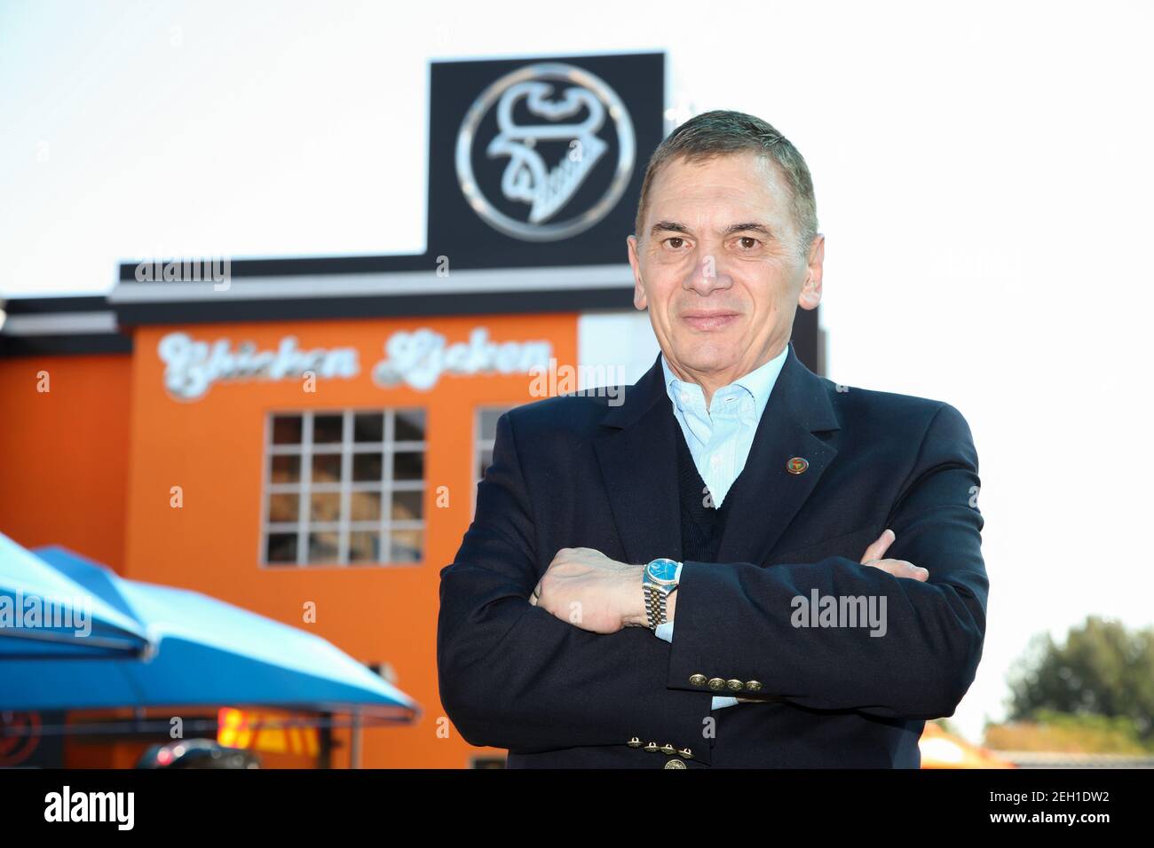 Johannesburg, South Africa - April 26, 2012: George Sombonos, Chicken ...