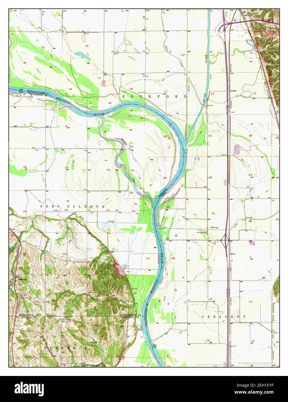 Map of loveland hi-res stock photography and images - Alamy