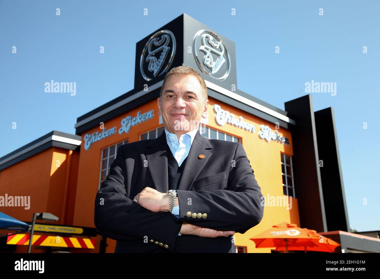 Johannesburg, South Africa - April 26, 2012: George Sombonos, Chicken ...