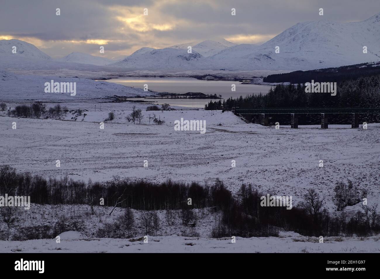 Rannoch station viaduct hi-res stock photography and images - Alamy