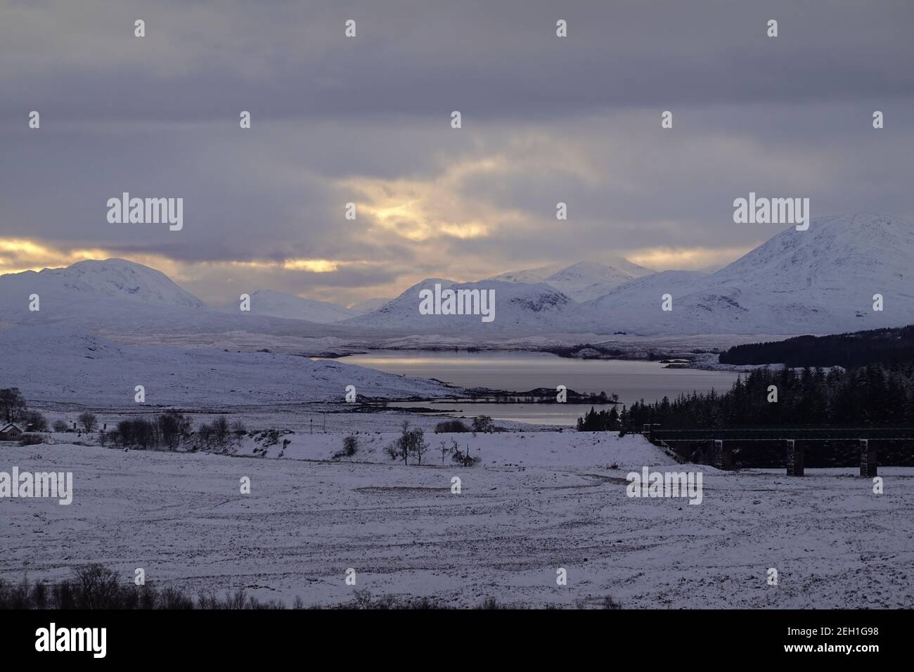 Scottish highland winter scene hi-res stock photography and images - Alamy