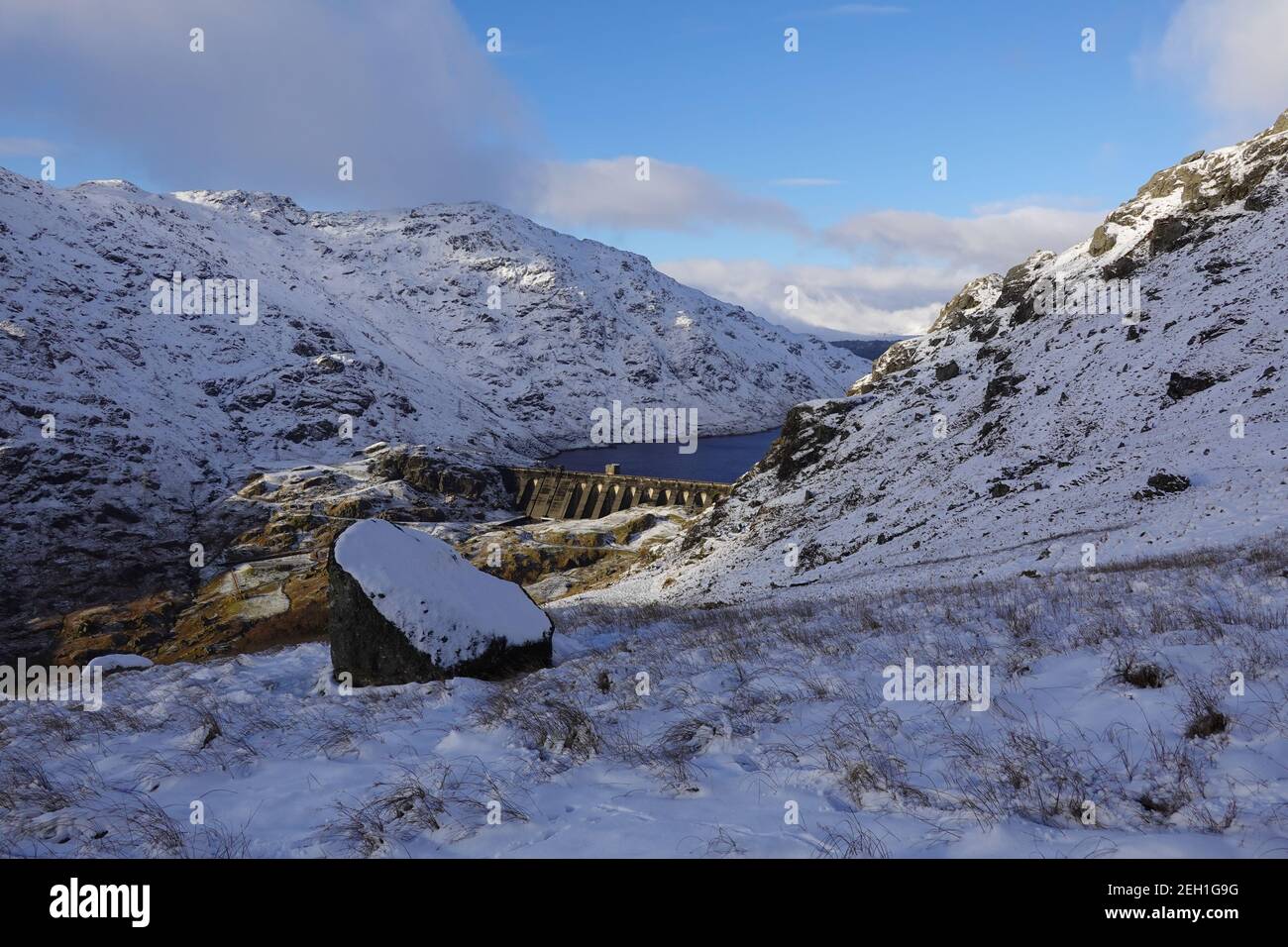 Loch Sloy Dam was built in 1945. The labour force included some German ...