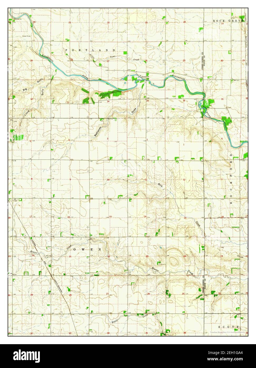 Mason City SE, Iowa, map 1959, 1:24000, United States of America by ...