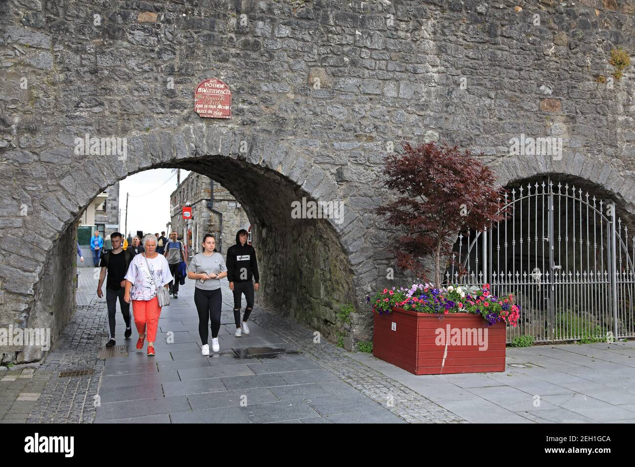 The Spanish Arch on the harbour side at Galway, County Galway Ireland ...