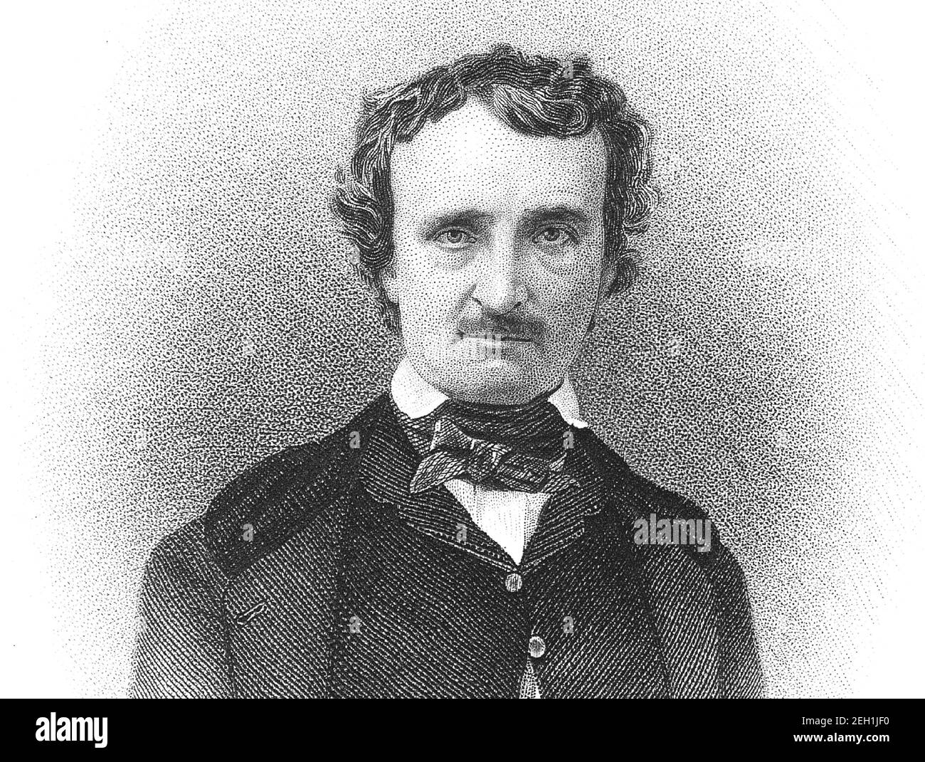 EDGAR ALLAN POE (1809-1849) American poet, writer, critic, in 1849 ...