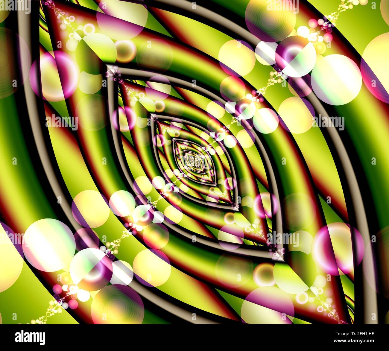 Computer generated abstract colorful fractal artwork for creative ...