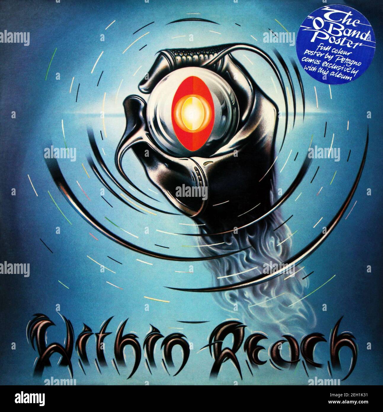 The O Band: 1975. LP front cover: Within Reach Stock Photo - Alamy