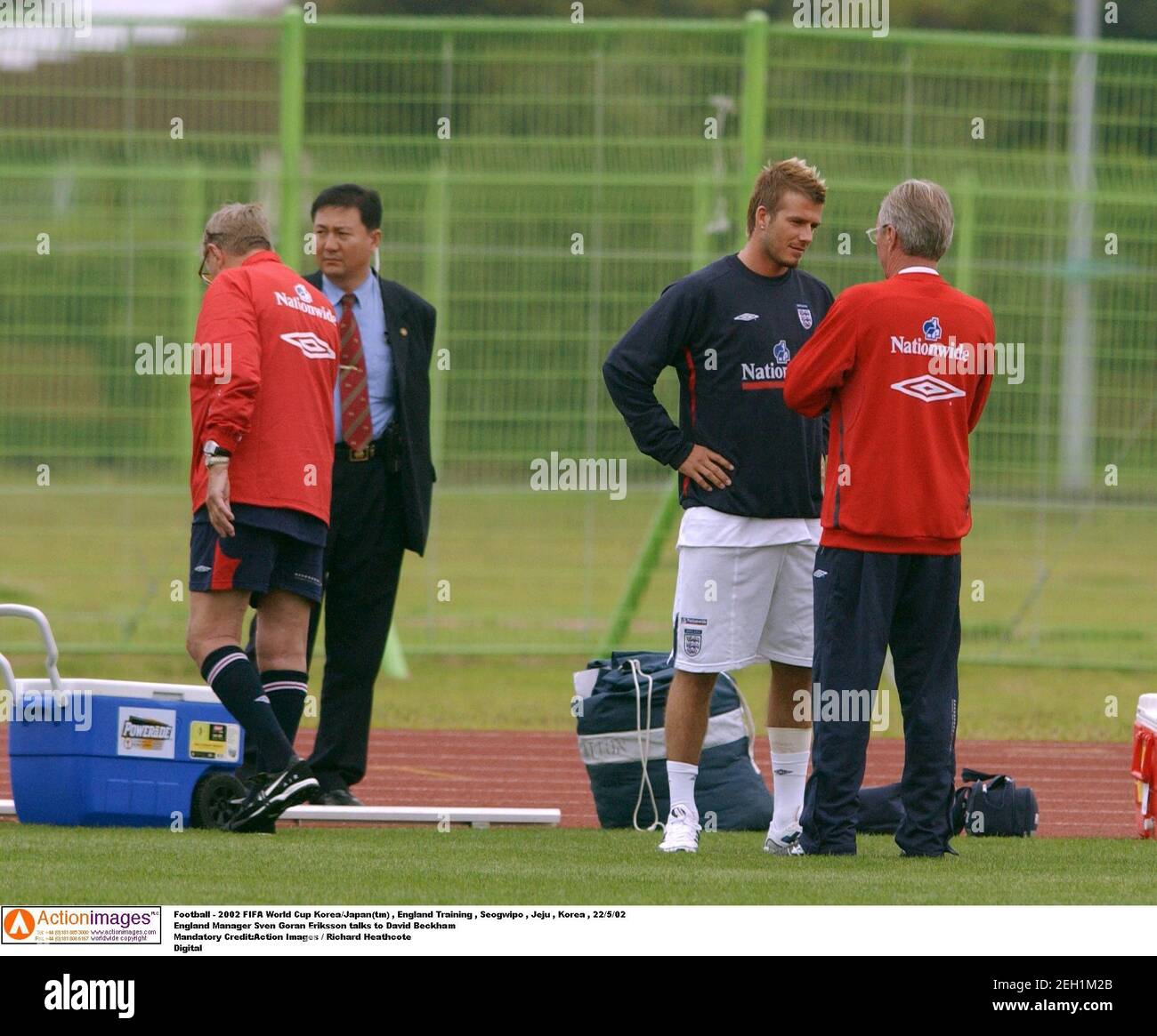 Sport football fifa world cup 2002 sven goran eriksson hi-res stock ...