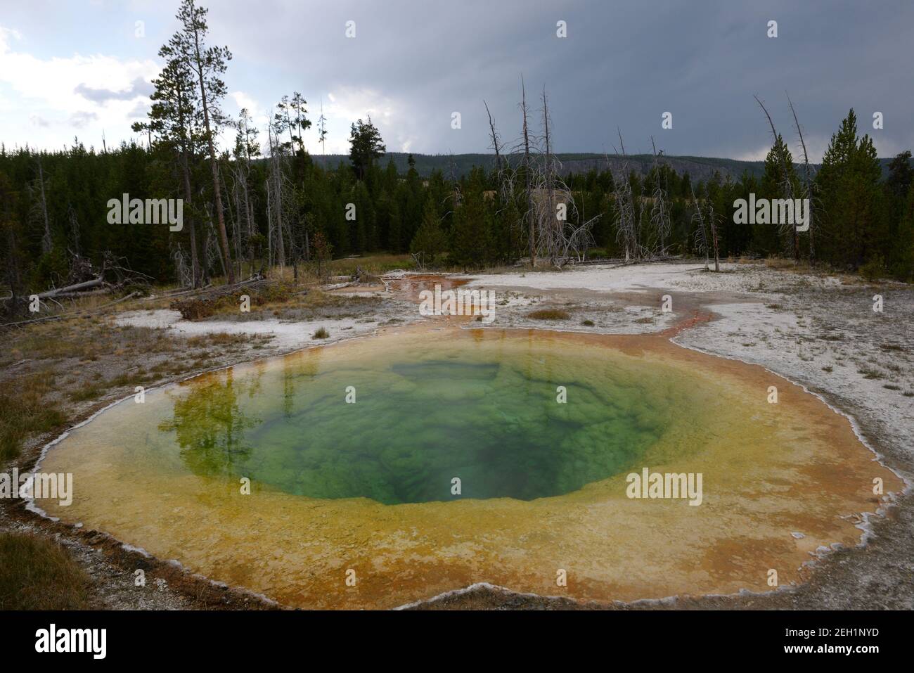 Yellowstone geothermal area hi-res stock photography and images - Alamy