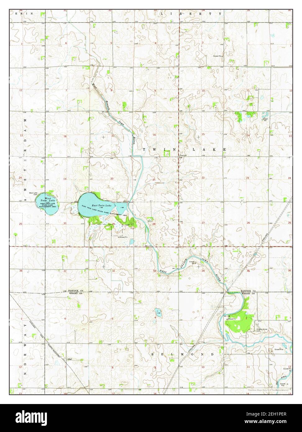 Olaf, Iowa, map 1972, 1:24000, United States of America by Timeless ...