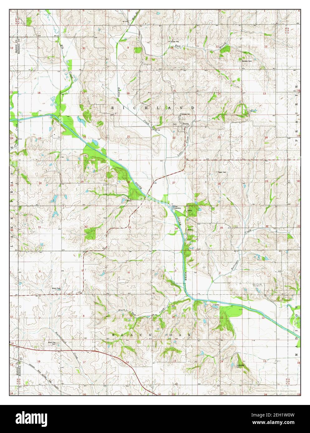 Map of peoria hi-res stock photography and images - Alamy