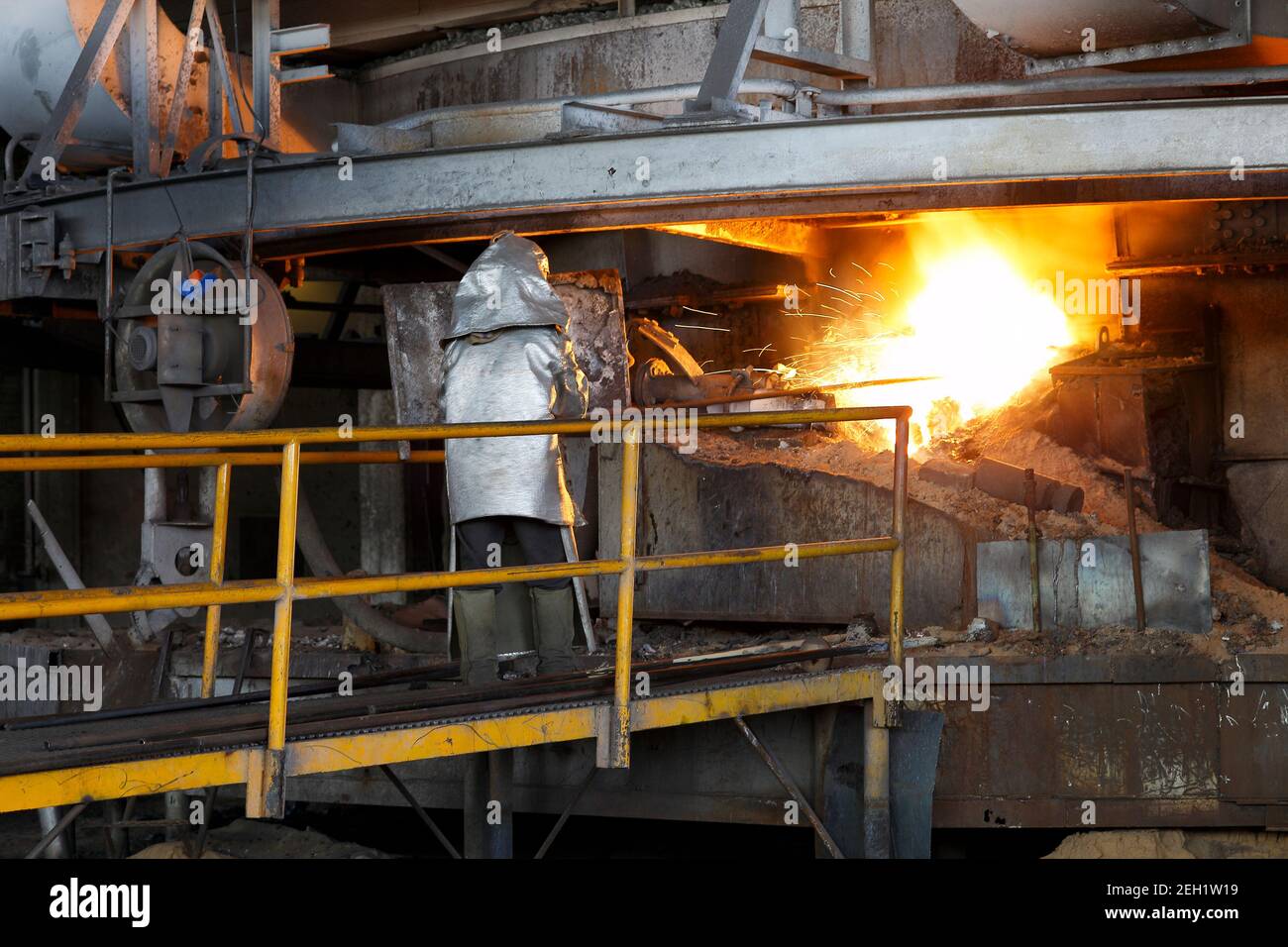 Iron and steel industry Stock Photo - Alamy