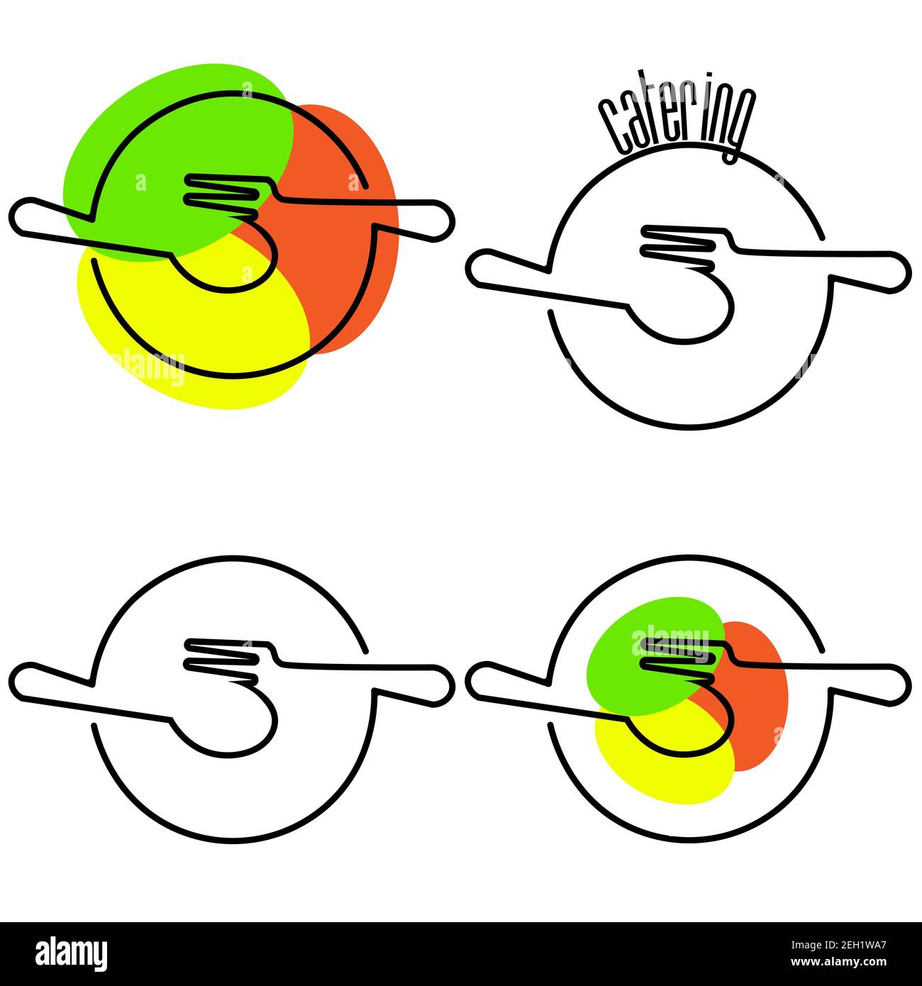 Minimal knife graphic Cut Out Stock Images & Pictures - Alamy