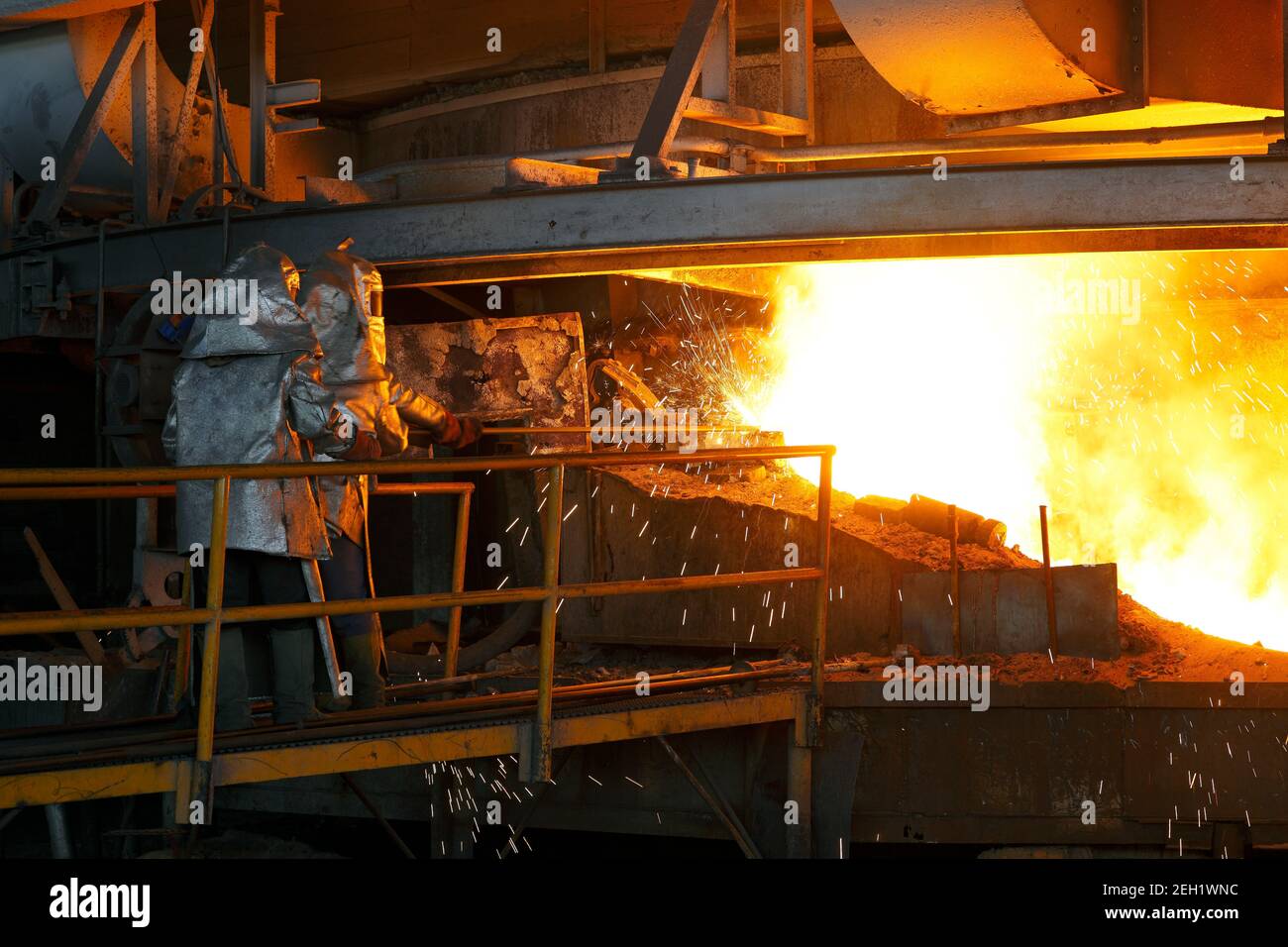 Iron and steel industry Stock Photo - Alamy