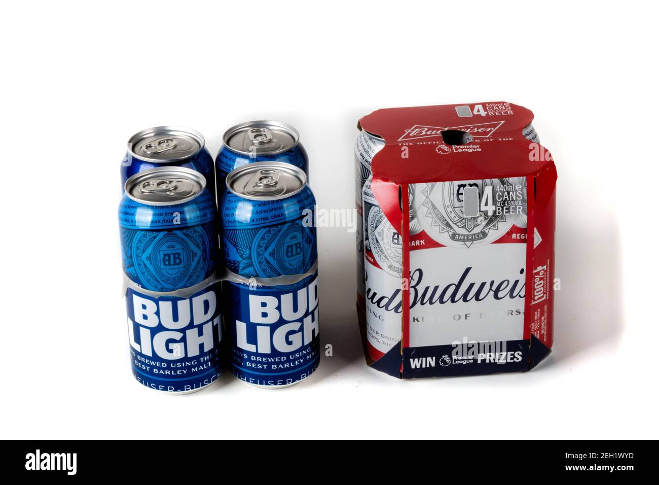 Budweiser light logo hi-res stock photography and images - Alamy