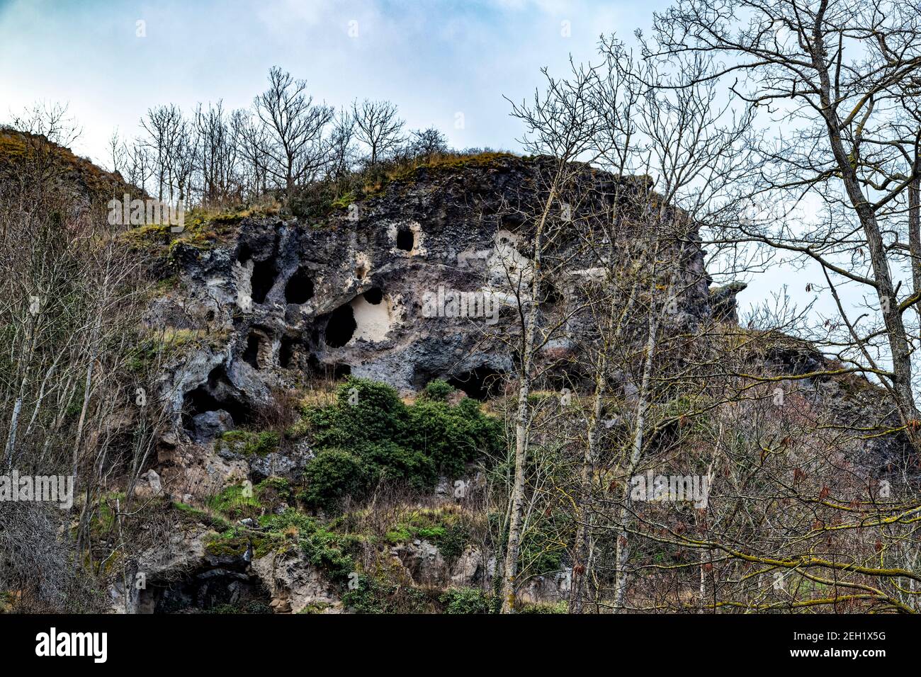 Perrier, France. 10th Feb, 2021. The village des Roches of Perrier ...