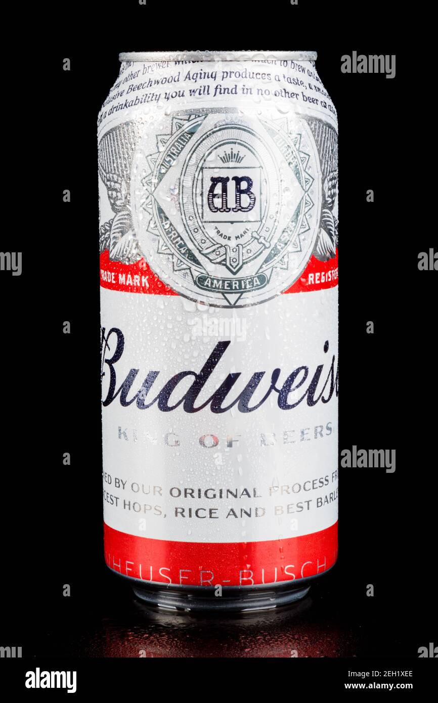 Budweiser can hi-res stock photography and images - Alamy