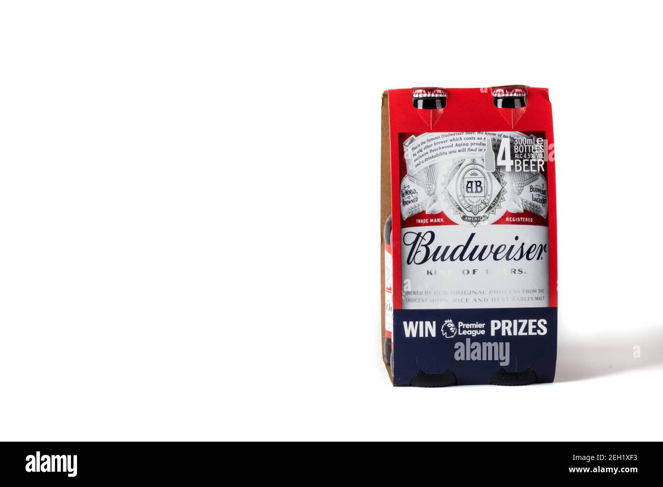 Budweiser alcohol beer lager Cut Out Stock Images & Pictures - Alamy