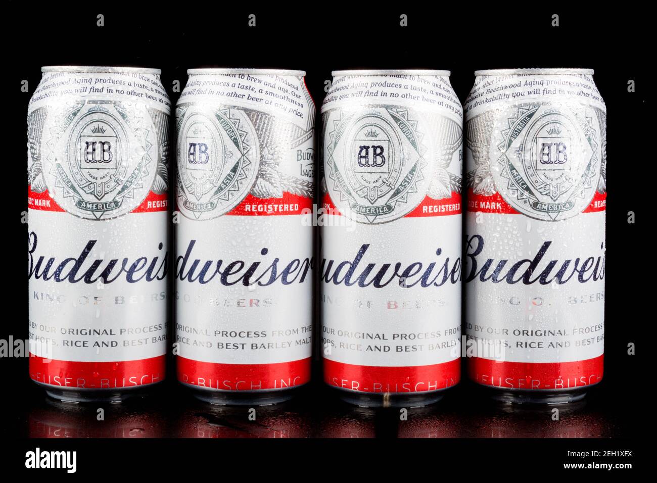 Budweiser beer cans hi-res stock photography and images - Alamy