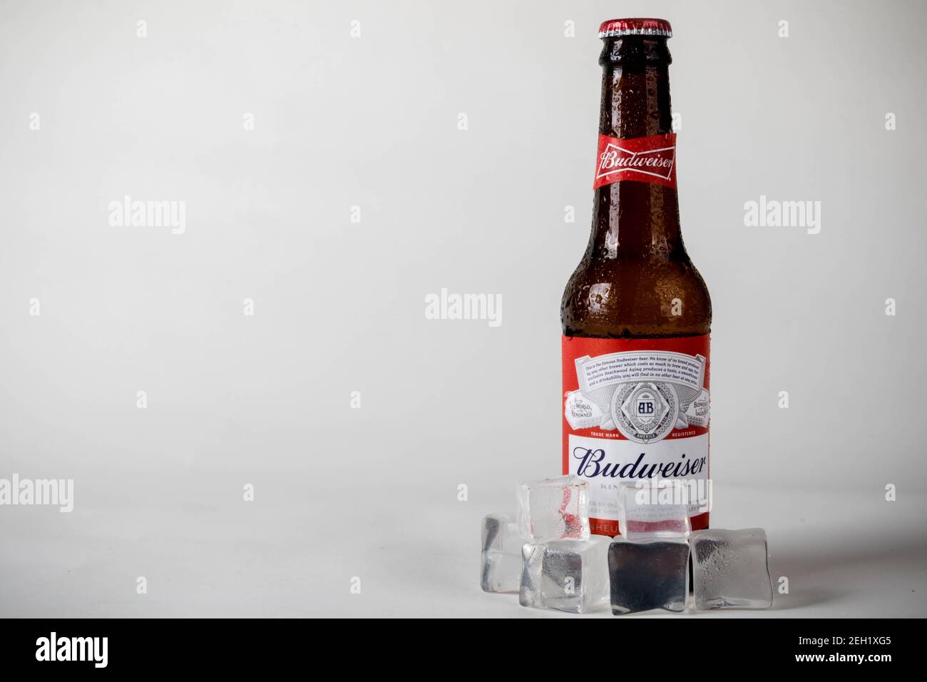 Budweiser Bottle Ice High Resolution Stock Photography and Images - Alamy