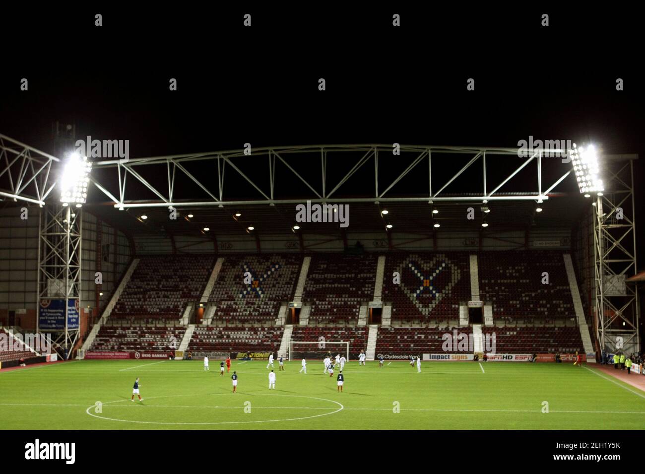 General view of tynecastle stadium hi-res stock photography and images ...