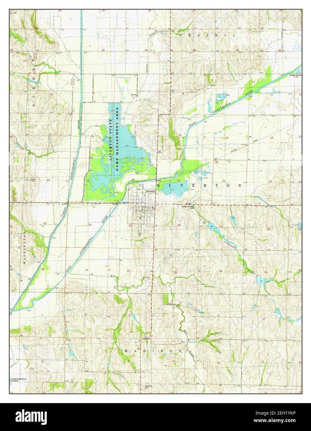 Map of riverton hi-res stock photography and images - Alamy