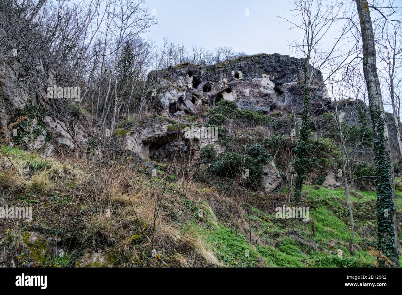 Perrier, France. 10th Feb, 2021. The village des Roches of Perrier ...