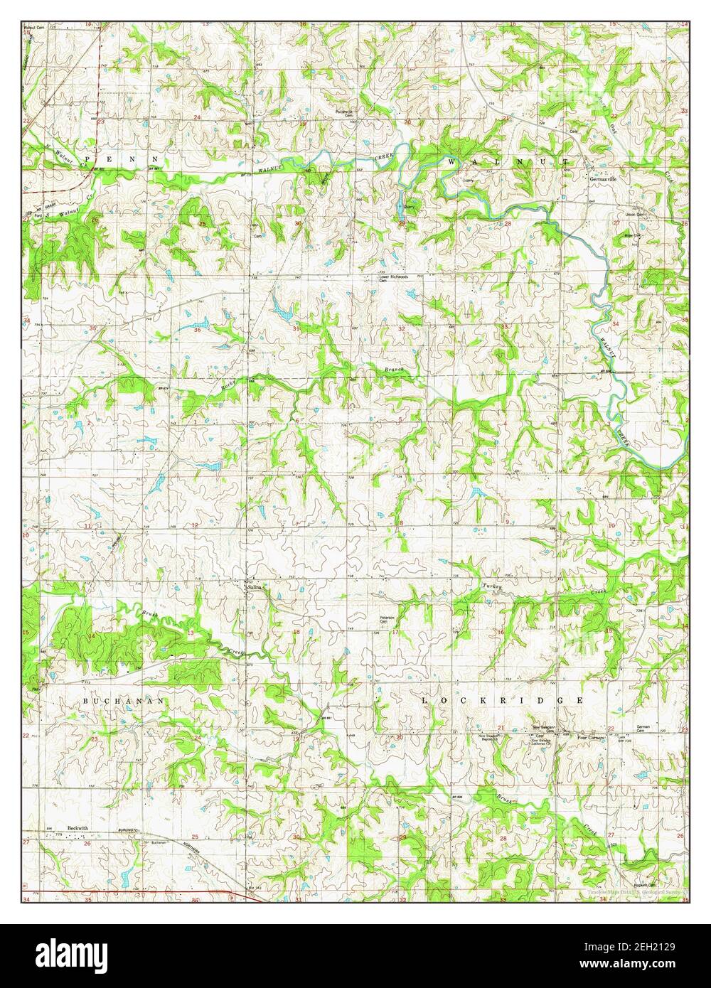 Salina SE Oklahoma map 1971 - Salina Se Oklahoma Map 1971 124000 United ...