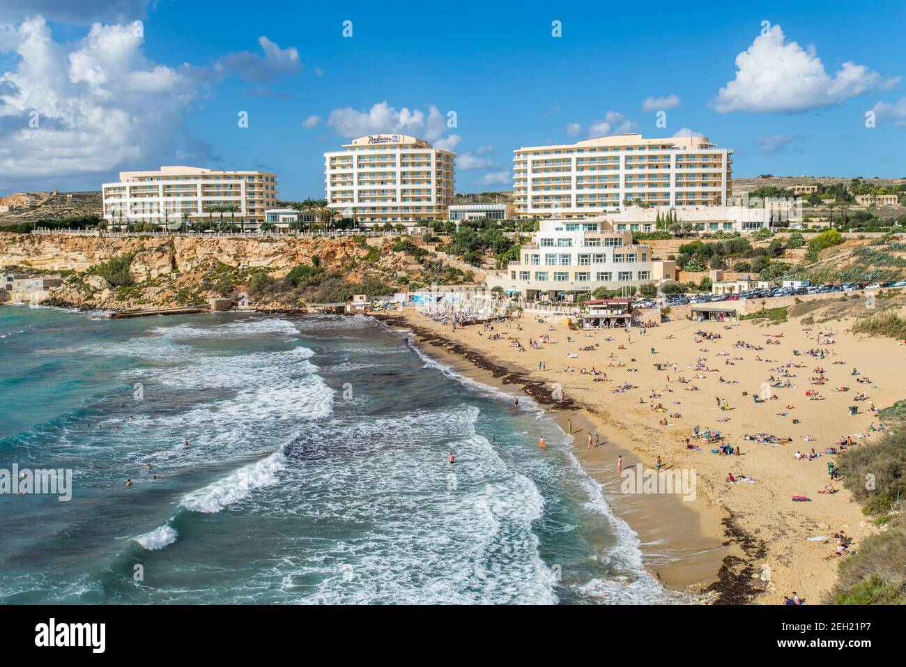 Riviera bay malta hi-res stock photography and images - Alamy