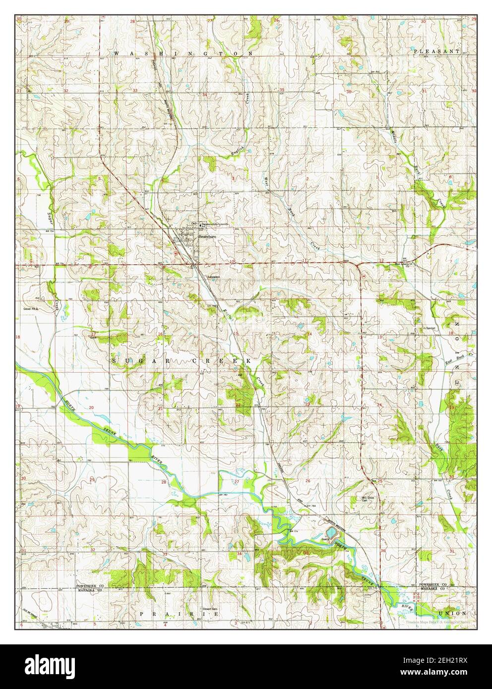 Searsboro, Iowa, map 1979, 1:24000, United States of America by ...