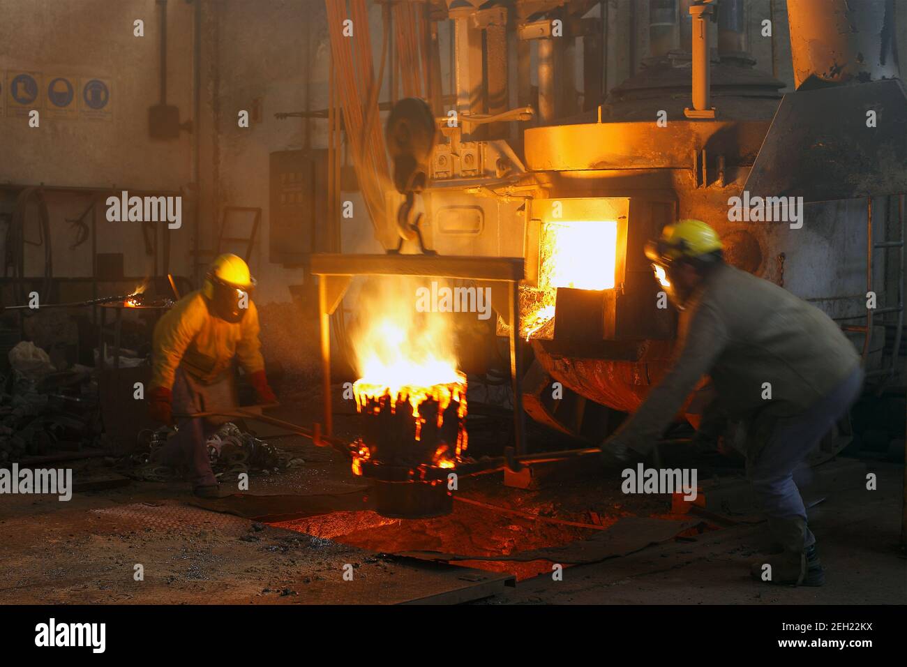 Iron and steel industry Stock Photo - Alamy